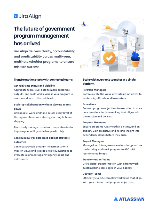 The future of government program management